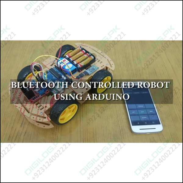 Components Of Making Bluetooth Controlled Robot Using Arduino Digilogpk
